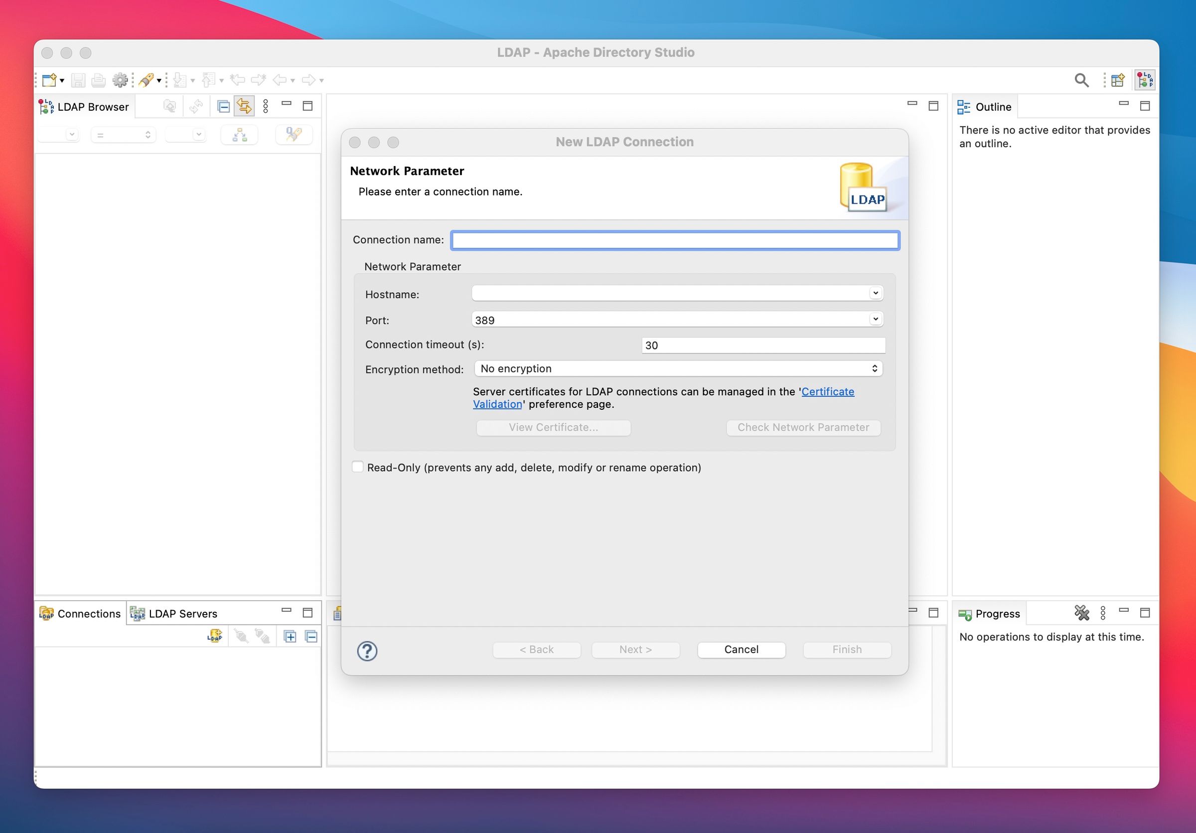 Apache Directory Studio on the Apple M1